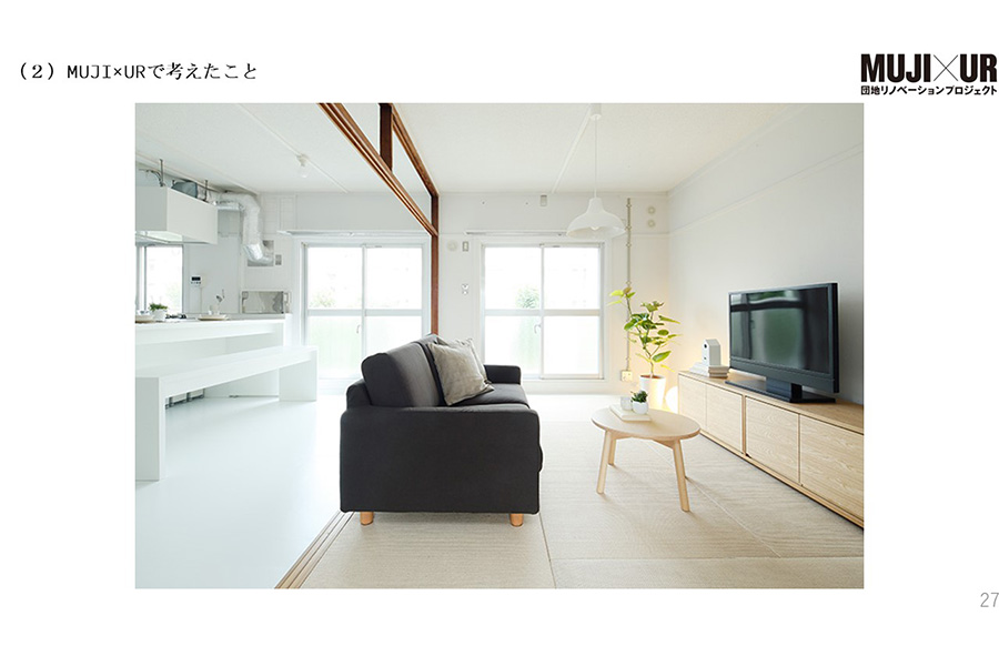 トークイベント「MUJI×UR 10周年記念トークイベント『これまで』と『これから』」 | MUJI×UR 団地リノベーションプロジェクト | 無印良品の家